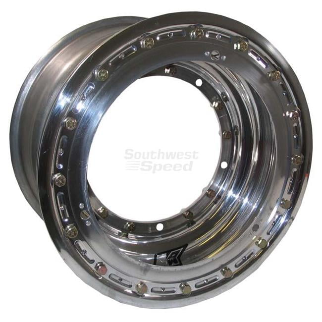 Keizer Aluminum Wheels KAW1595BCBL 15 x 9 in. 4 in. Backspace Beadlock ...