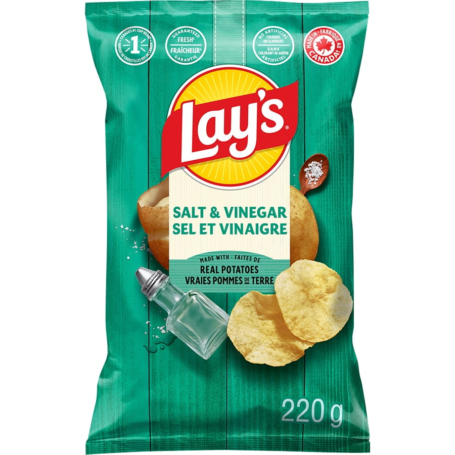 Click here for Lays Salt & Vinegar Flavoured Potato Chips 220g prices