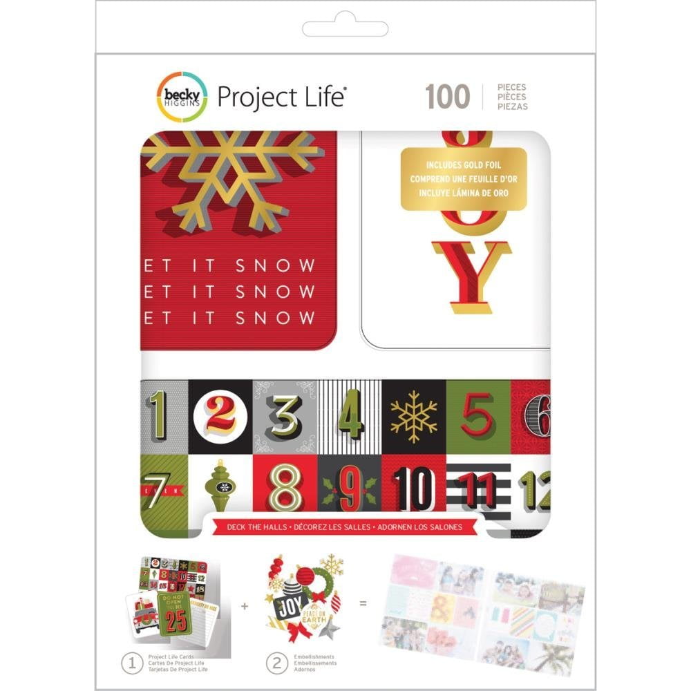 American Crafts Becky Higgins Project Life Christmas Deck the Halls ...