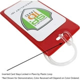 25 Pack - Backpack ID Luggage Tags for Student Identification ...