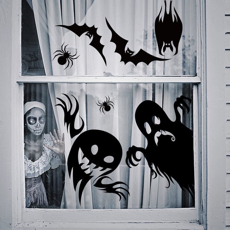 Monster Window Silhouette