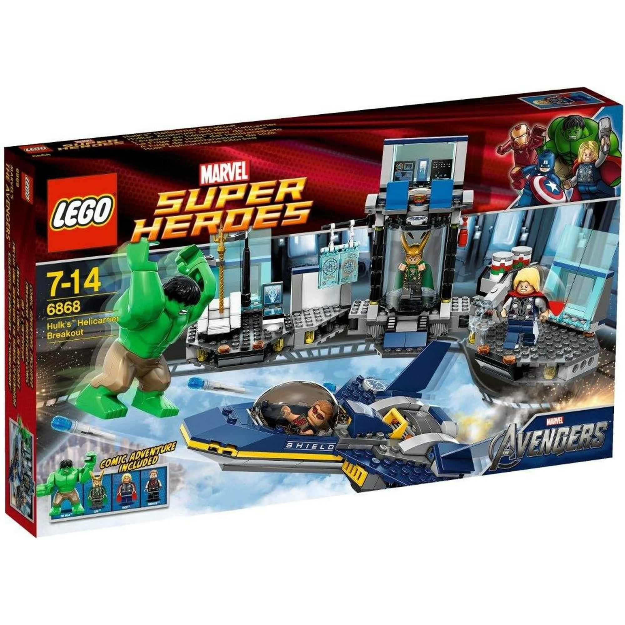 Click here for Lego Super Heroes 6868 - Hulks Helicarrier Breakou... prices