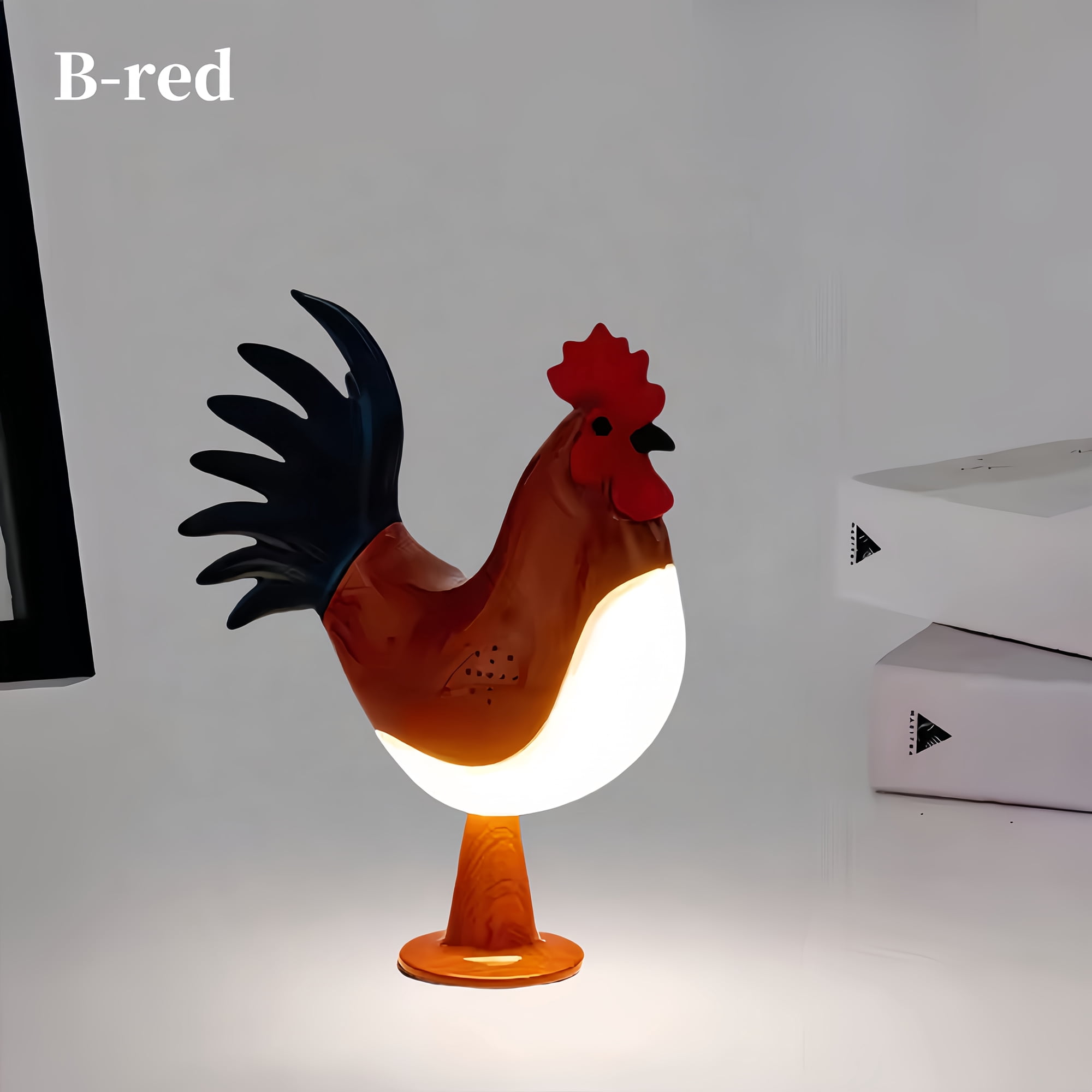 Click here for Unbranded 3-Color Rooster Lamp With Touch  Usb Rec... prices