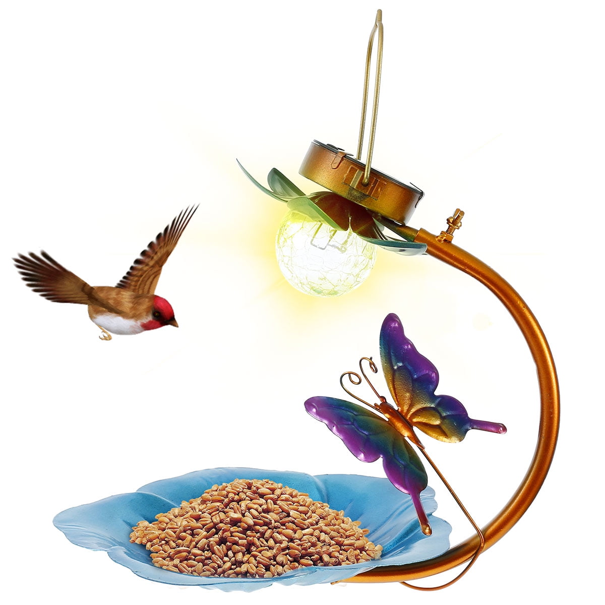 Yous Auto Solar Powered Birdfeeder Light Intelligent Light Control ...