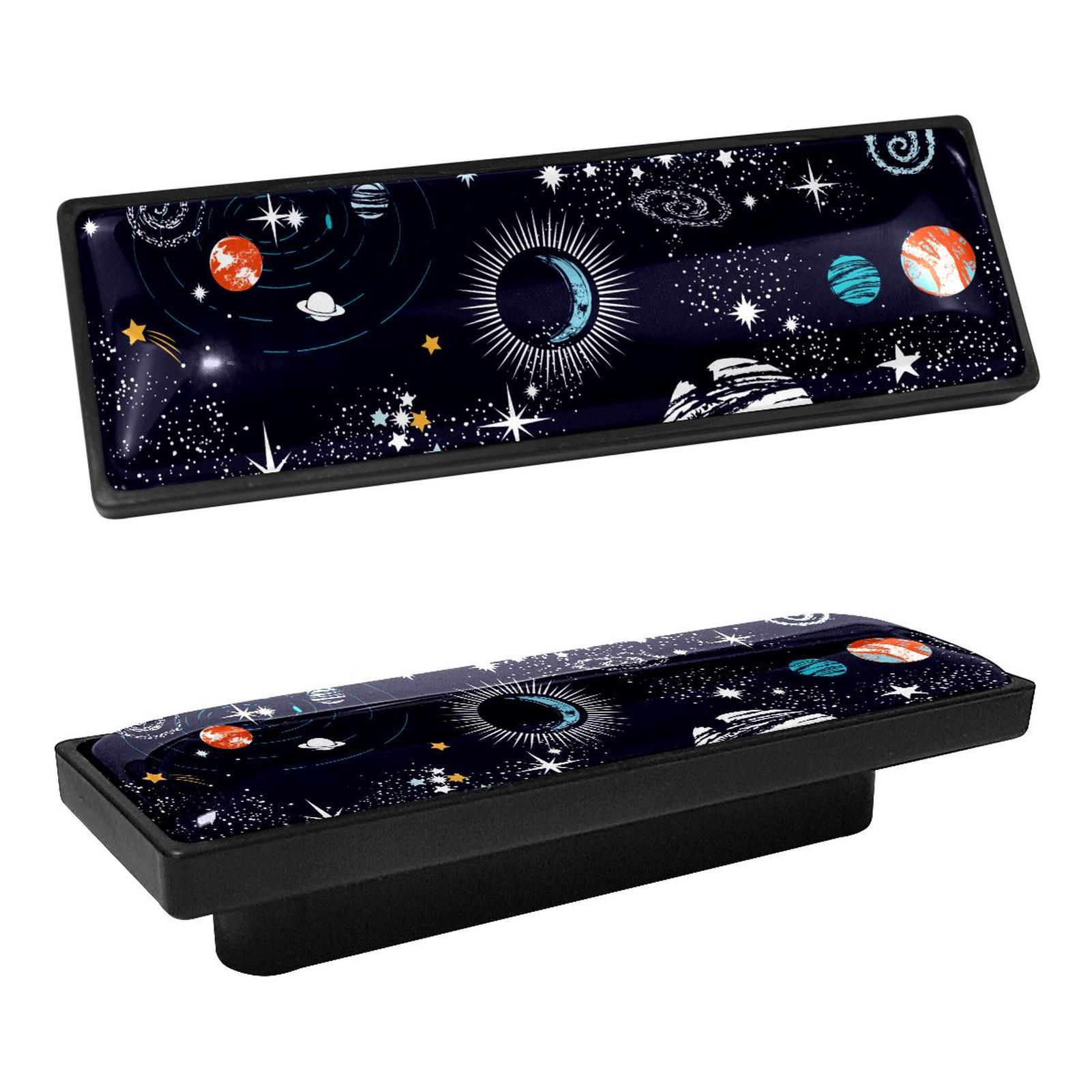 4 Pcs Rectangle Cabinet Handle Cupboard Knob Drawer Pulls Handle Stars ...