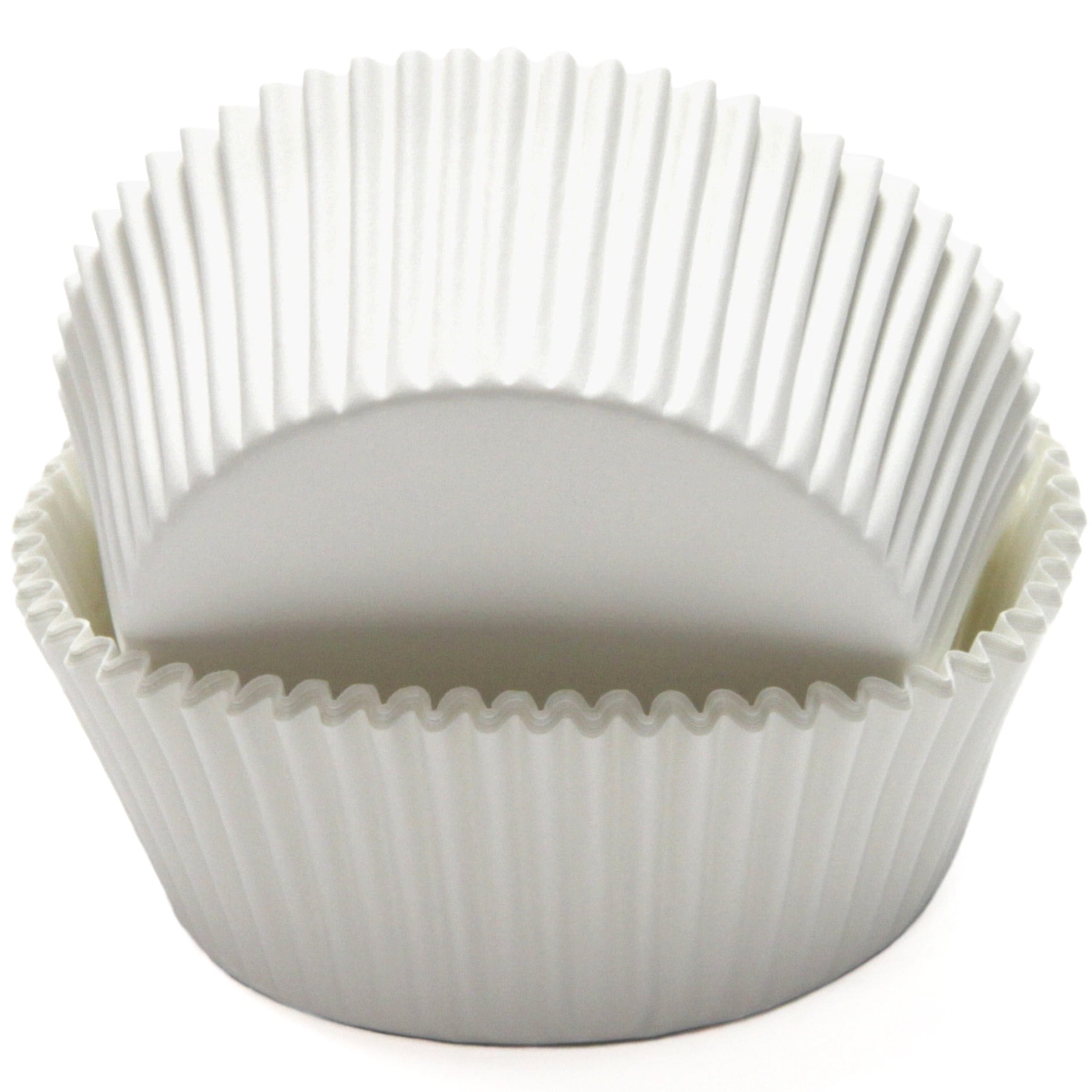 Chef Craft Classic Large Cupcake Liners, 50 Count, White - Walmart.com