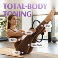 Pilates Ring Fitness Circle 14.5", Full Body Shaping & Toning Tool ...