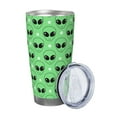 Cauagu alien cartoons Pattern 20oz Tumbler,Stainless Steel Vacuum ...
