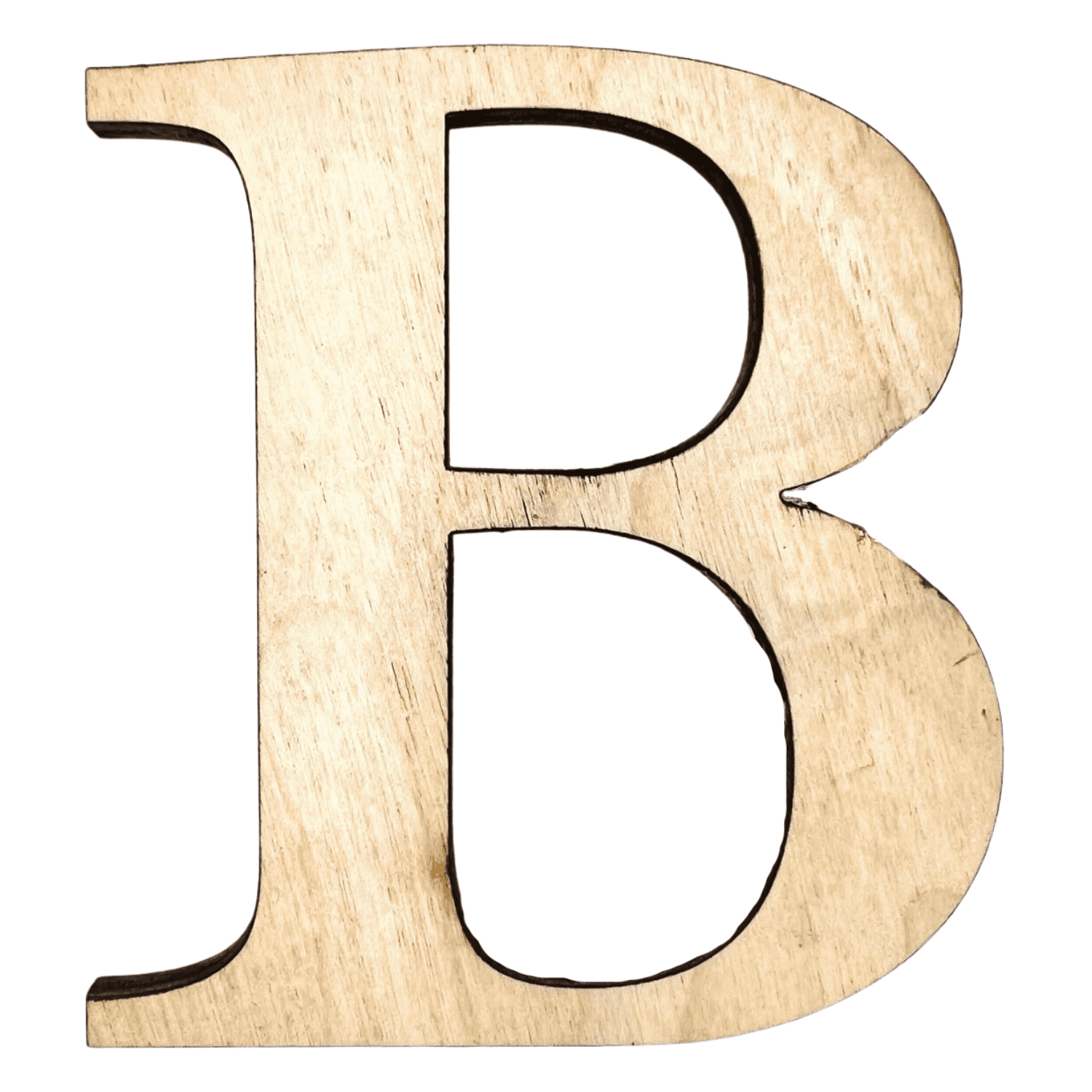 3" Tall Birch Letter B | 1/4" Thick Birch Plywood| Krafty Supply ...