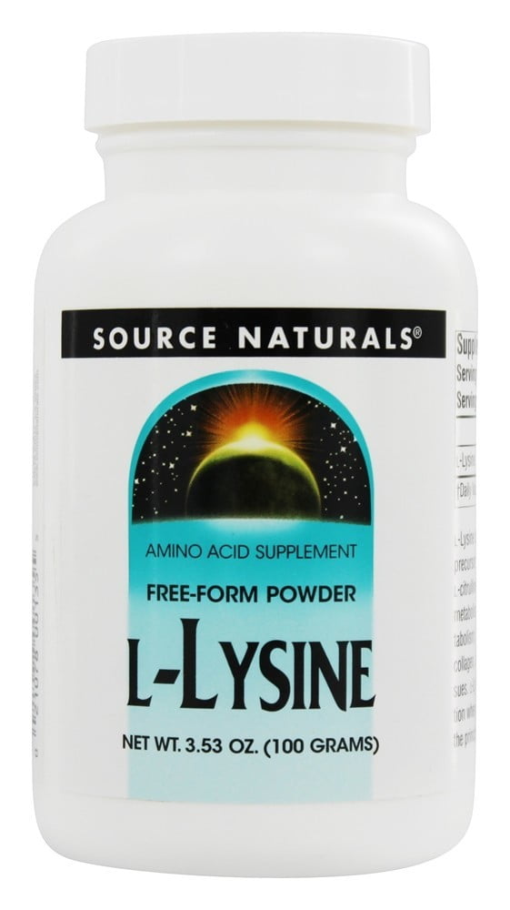 Source Naturals - L Lysine Free-Form Powder - 3.53 oz. | Walmart Canada