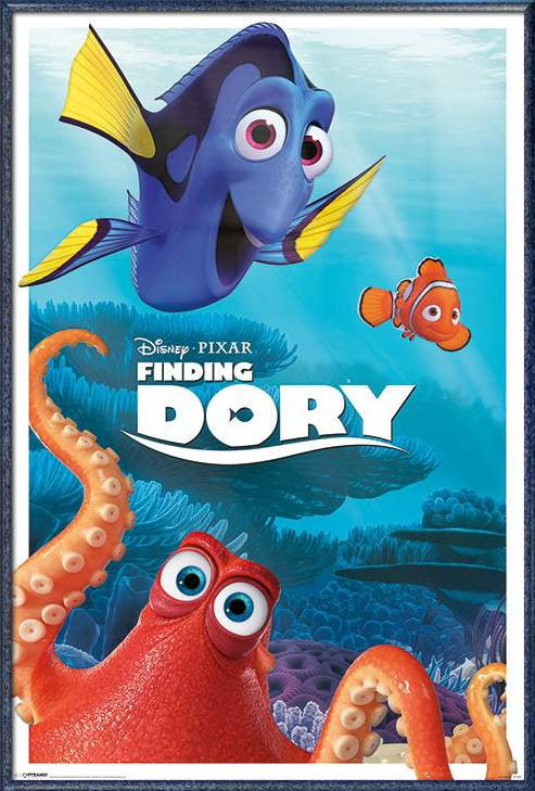 Finding Dory - Framed Disney / Pixar Movie Poster / Print (Characters ...