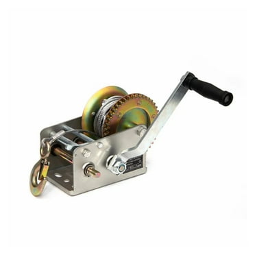 Manual Winch Tractor,1800LB Two-way Self-locking Small Hand Windlass With Automatic Brake Manual ...