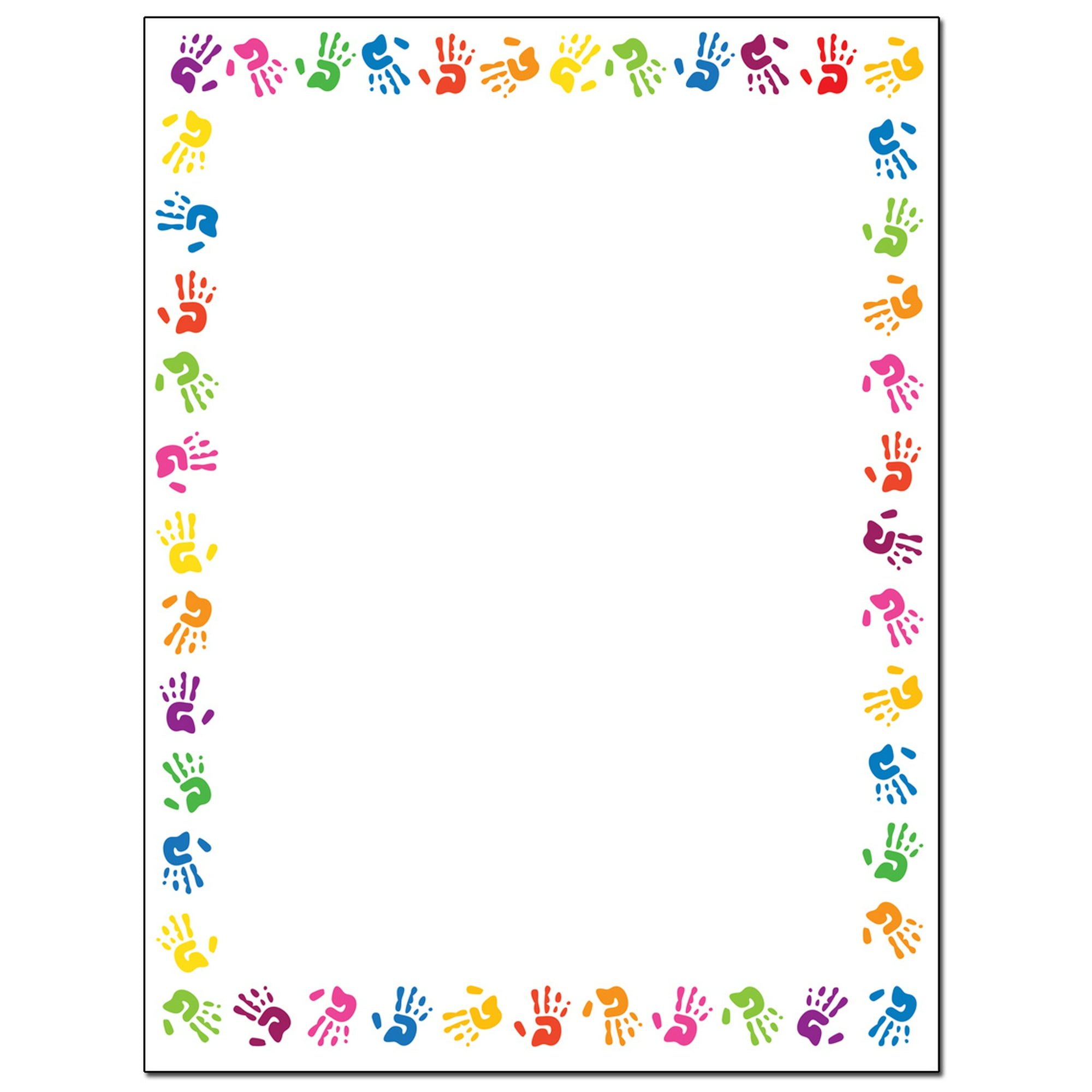 Hand Prints Border