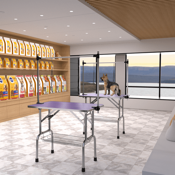 36" Dog Grooming Table for Small Dogs At Home Foldable, Dog Pet ...