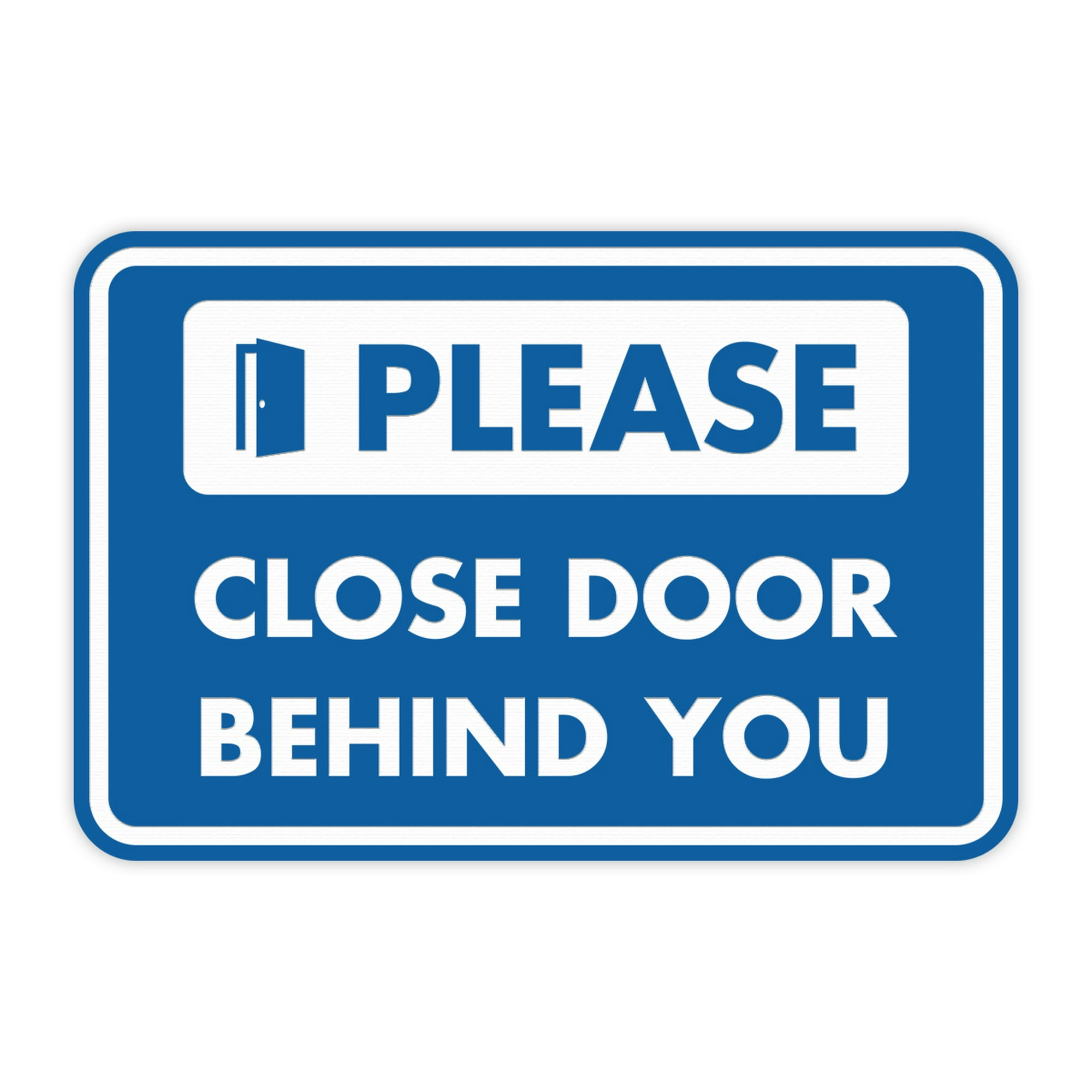 Please Close The Door Sign