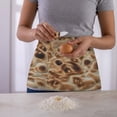 Burritos Food Half Waist Apron Pancake Noodle Texture Realistic Fun ...