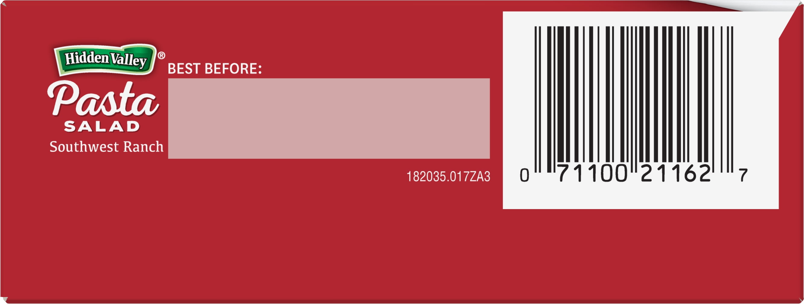 Hidden Valley Ranch Barcode