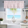 Botanical Rose Kitchen Valances for Windows 60x18 Inch Kitchen Curtains ...