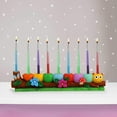 Zion Judaica Polyresin Caterpillar Menorah Cute Kids Candle Menorah ...