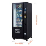 KFFKFF Chilled Dual-Purpose Vending Machine, 36 Compartments Commercial ...