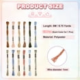 12 Skeins Embroidery Floss Polyester Embroidery Threads Bracelets ...