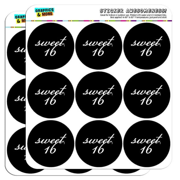 Sweet 16 Stickers