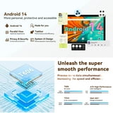Android 14 Tablet 8GB RAM 128GB ROM, 10.1in 5G Wifi Tablet with ...
