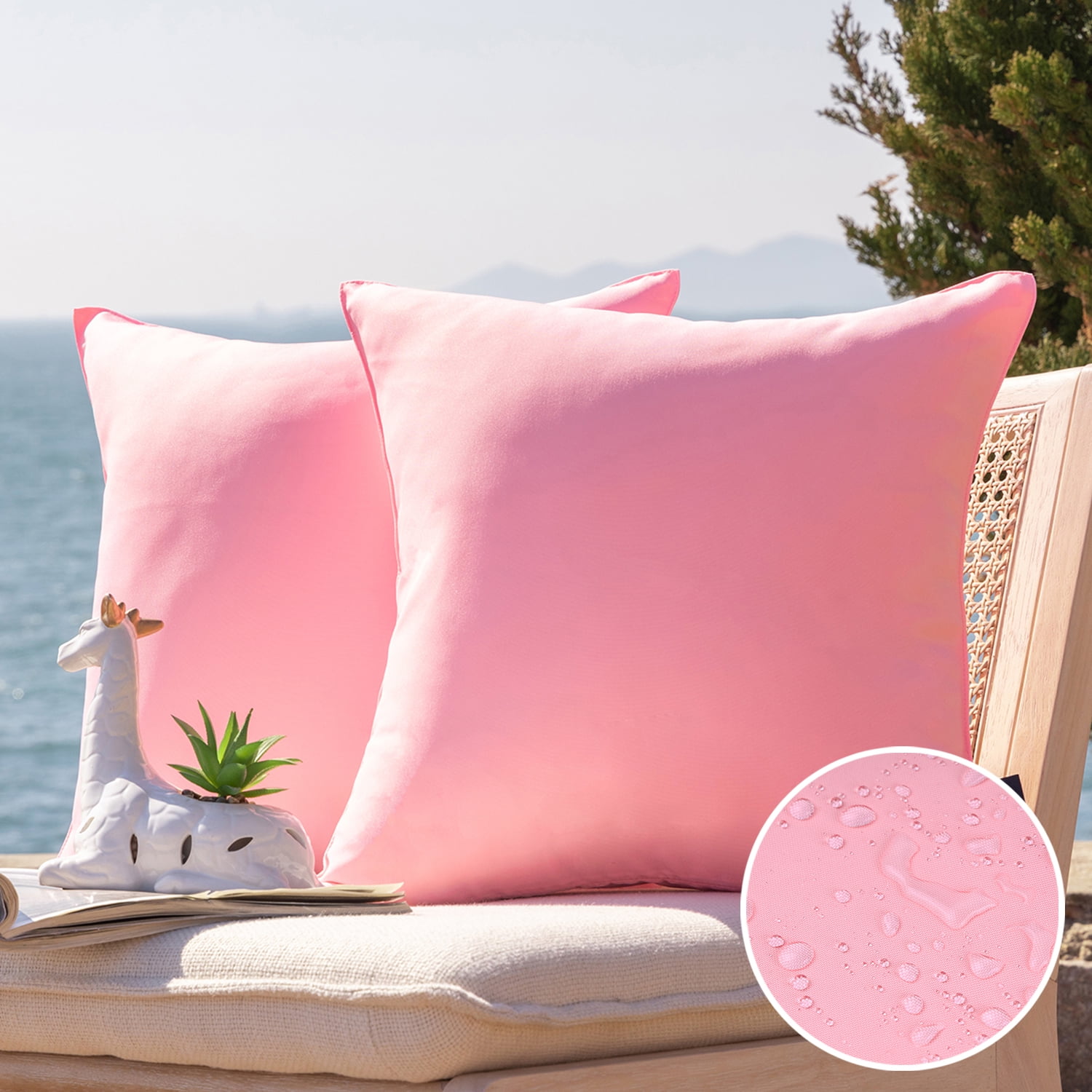 Phantoscope Summer Waterproof Square Cusion Outdoor Decorative Throw ...