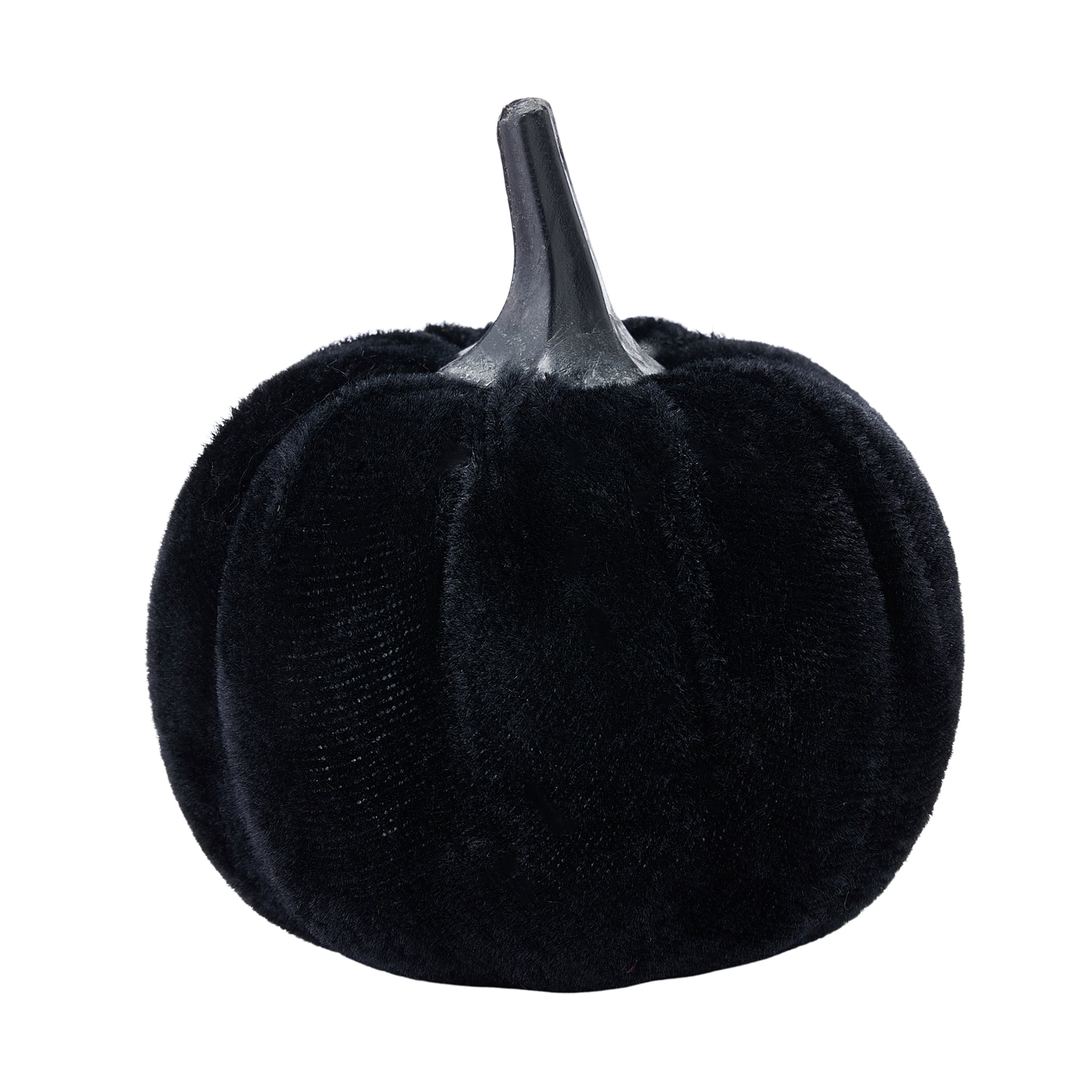 Lamuusaa Halloween Mini Pumpkins, Velvet Fall Harvest Small Artificial ...
