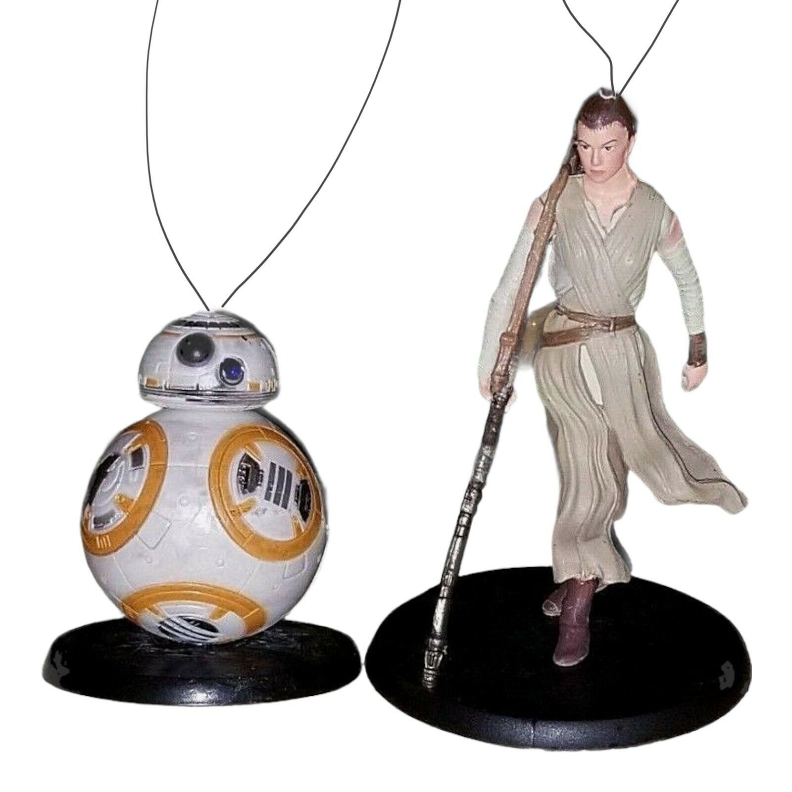 Star Wars Bb8 BB 8 Robot & Rey Pvc Cake Topper Force Awakens Figure ...