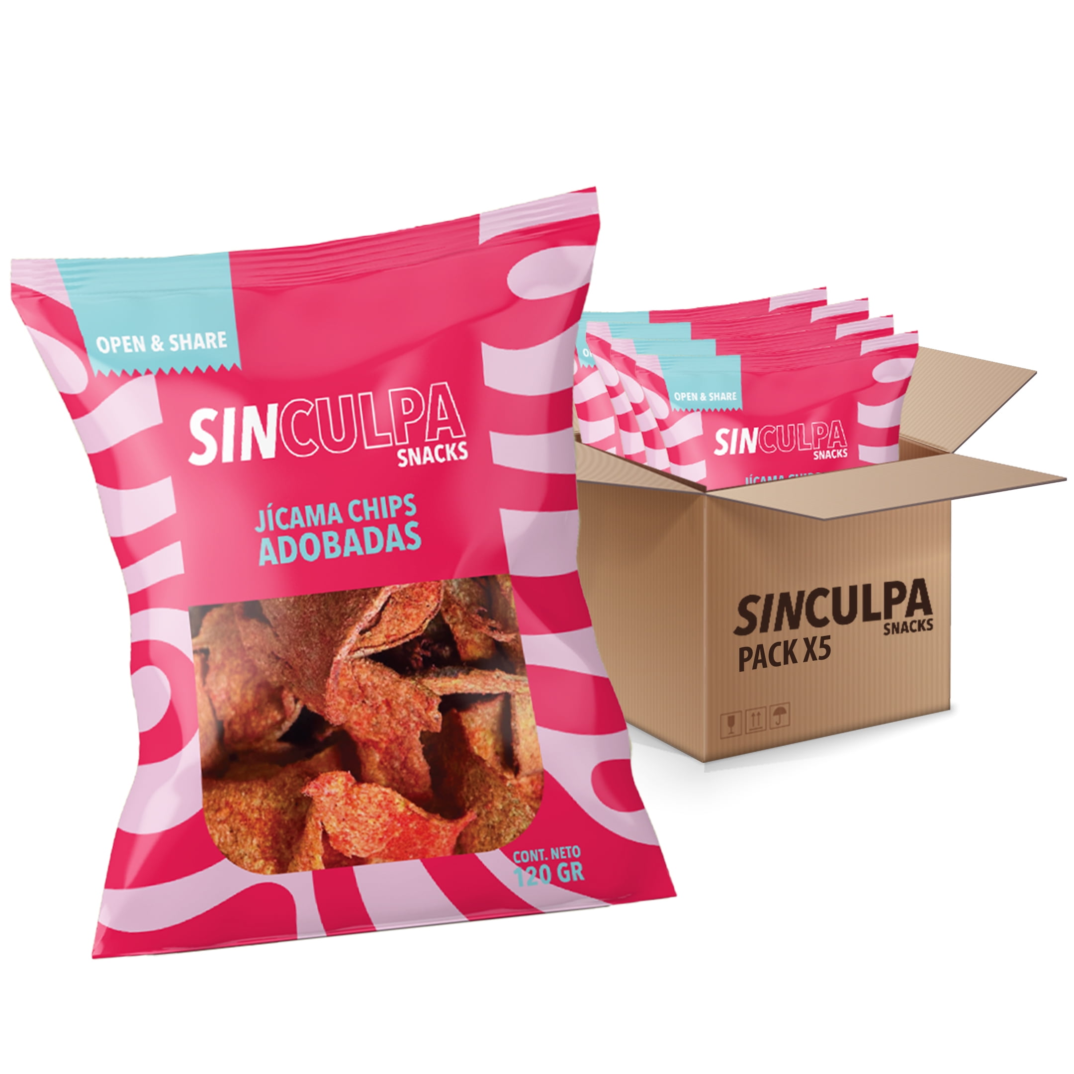 Snack Jicama deshidratado | 5 Bolsas x 120gr | Snacks Saludables ...