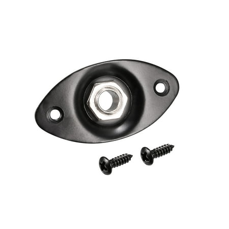 Oval Output Input Jack Plat Socket w Screws for Strat Tele Style ...