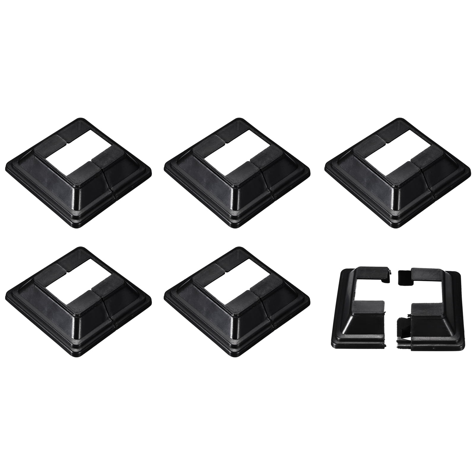 Deck Post Base Cover, 6Pcs Split Style Post Bracket 42x21mm/1.65x0.83 ...