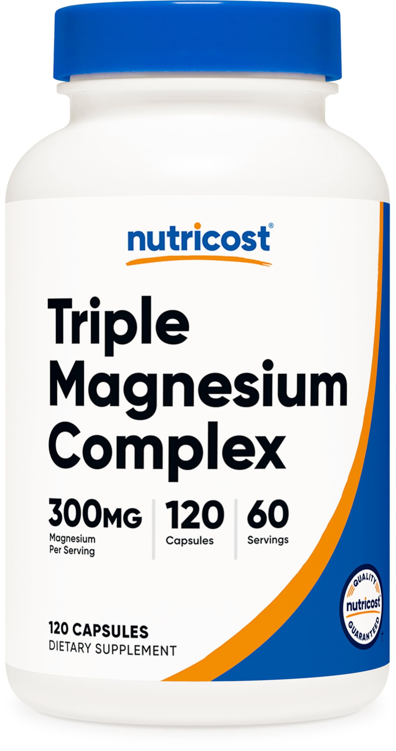 Suplemento Nutricost Triple Magnesio Complex 300 mg 120 cápsulas | Bodega Aurrera en línea