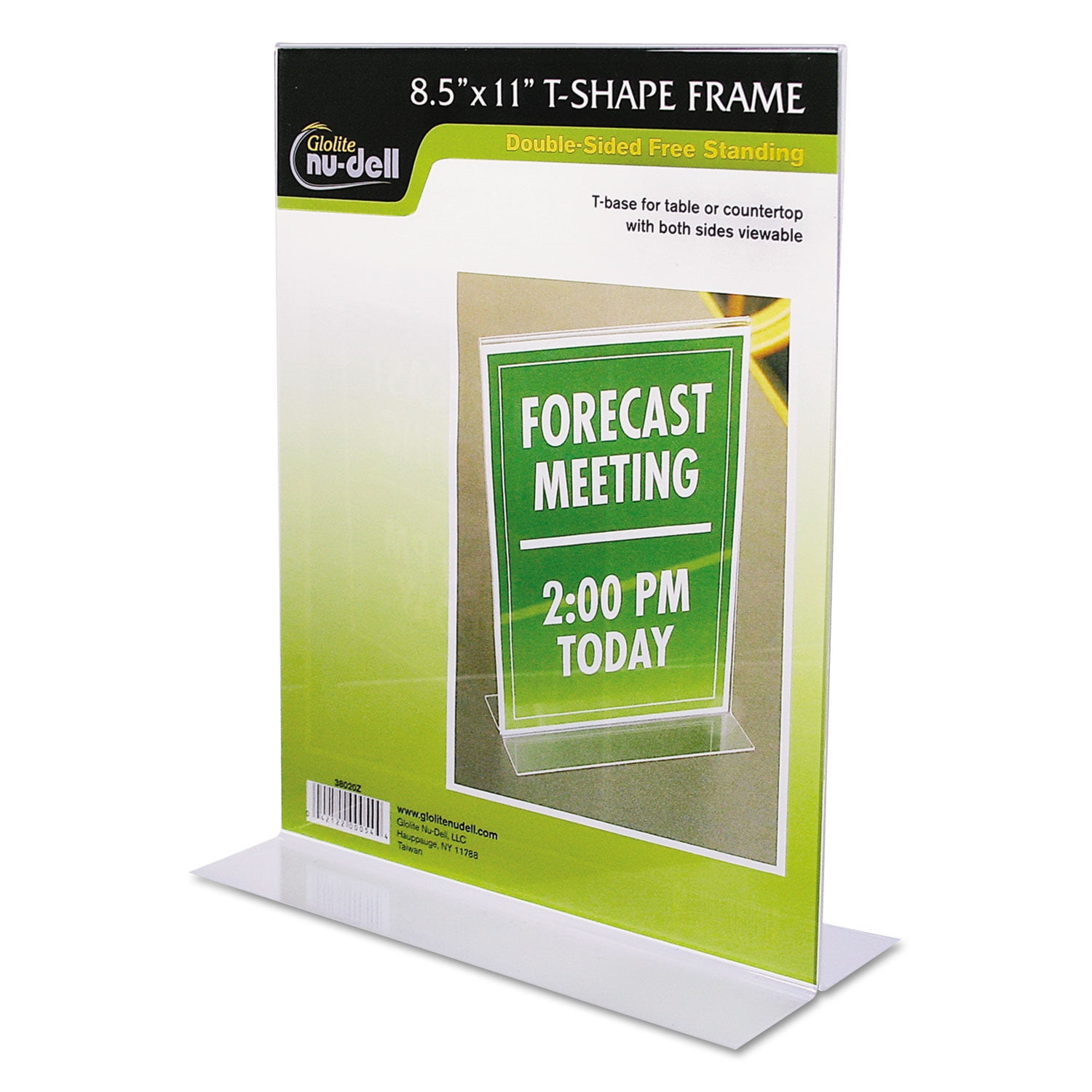 NuDell Clear Plastic Sign Holder, Stand-Up, 8.5 x 11 - Walmart.com