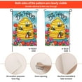 JOOCAR Bee Happy Garden Flag Double Sided Vertical House Flags Bee ...