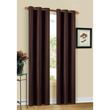 Brookstone Harvey Solid Room Darkening Rod Pocket Window Curtain Panel ...