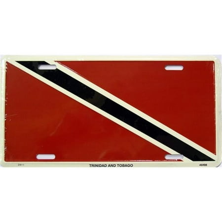 LP - 497 Trinidad and Tobago Flag License Plate - 2411 - Walmart.com
