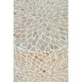 Global Archive Small Terrazzo Handcrafted Capiz Shell Accent Table ...