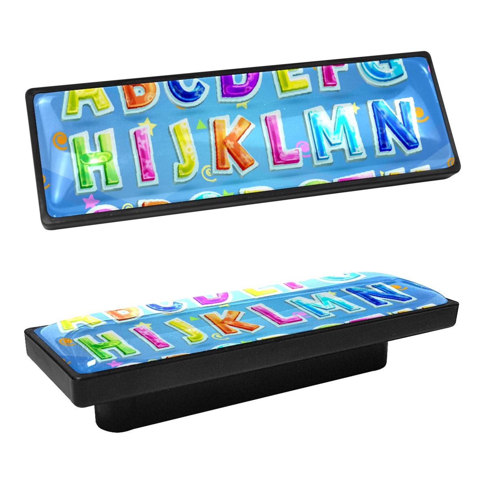 4 Pcs Rectangle Cabinet Handle Cupboard Knob Drawer Pulls Handle ...