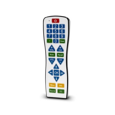 One For All URC3680 Essential 8-Device Antimicrobial Backlit Universal ...