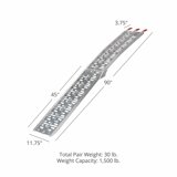 Titan Ramps 7.5' Arched ATV Loading Ramps - lb. Capacity - Walmart.com