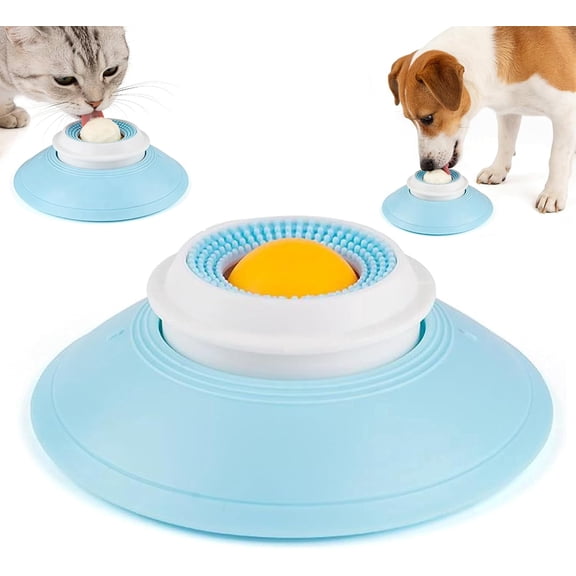 Dog Cat Licks Toys for Liquid Food, Anxieties Relief Slow Feeder Dog ...