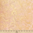 Metallic Paisley Gold Brocade Fabric 60 By Yard In Red Yellow White