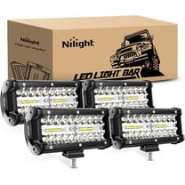 31Inch LED Work Light Bar Quad/Tri Row Spot Flood Combo Driving OffRoad ...