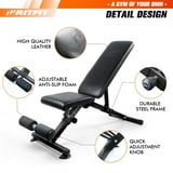 RitFit Heavy Duty Multifunctional Adjustable Folding Compact Weight ...