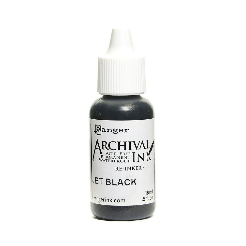 Archival Ink jet black, 1/2 oz., re-inker bottle (pack of 6) - Walmart ...