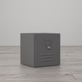Little Seeds Nova Metal Locker Storage Bins 3 Pack - Graphite Grey ...