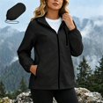 HAIJIE Women Stand Collar Zip Up Casual Jacket Wind Water Block ...