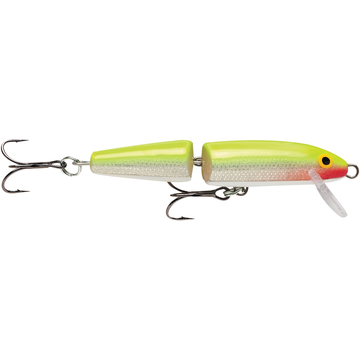 Rapala Jointed 11 Fishing Lure - Silver Fluorescent Chartreuse ...